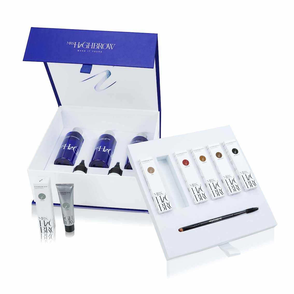 Mrs.Highbrow Hybrid Dye Master Kit - Henna Brows in een tube – Mrs ...