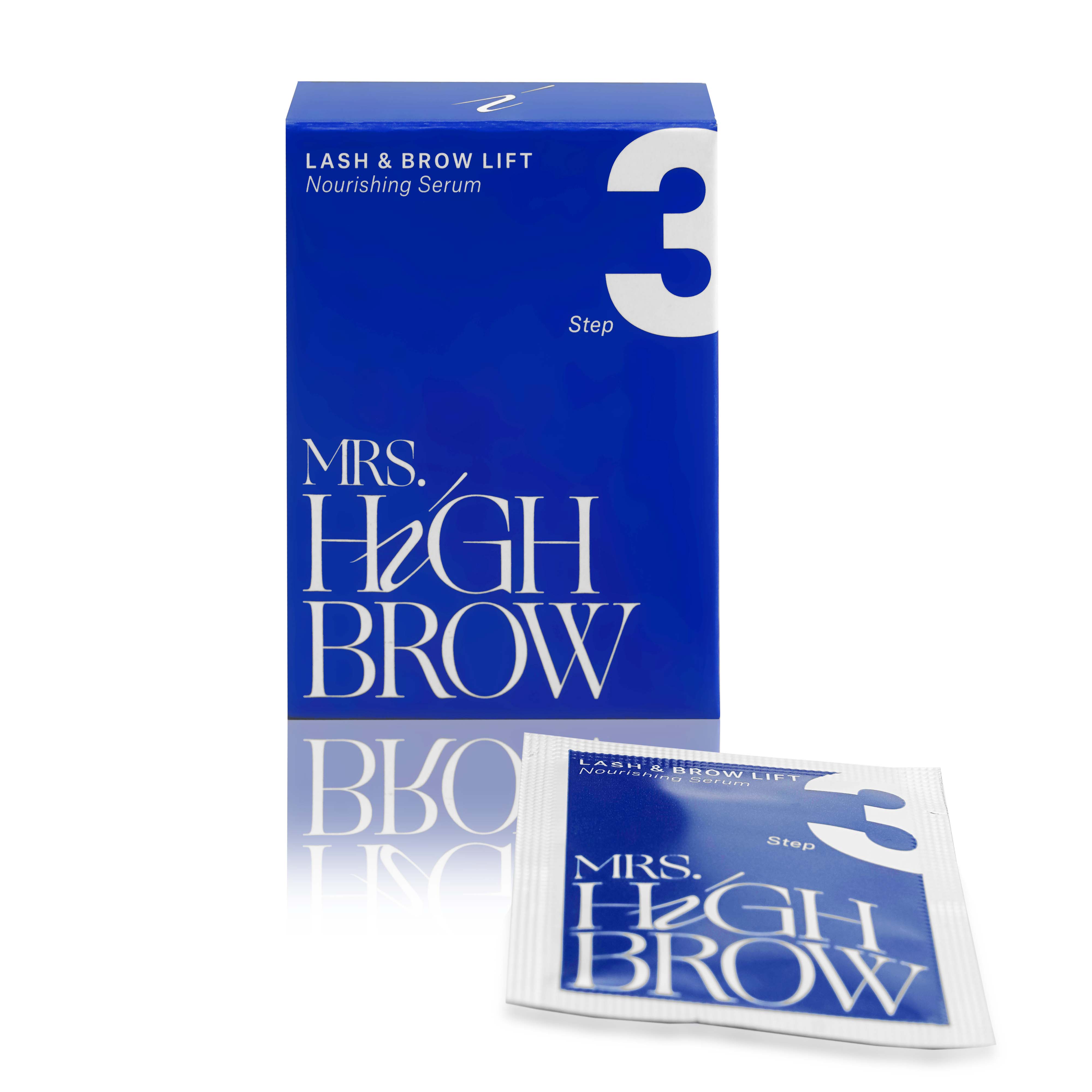 Lash & Brow Lift Nourishing Serum Step 3 | Mrs.Highbrow Professional